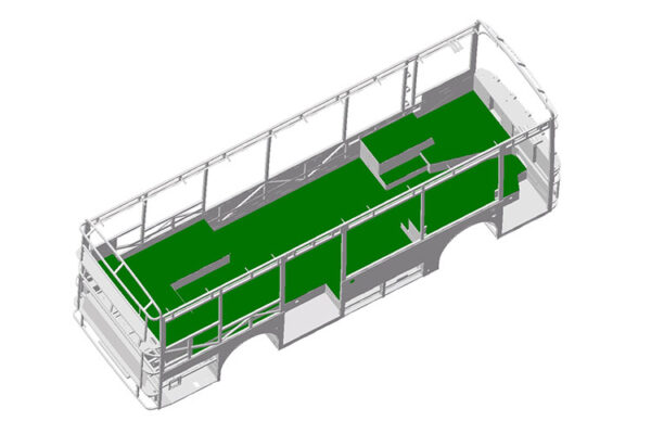Bus Floor Panels - Composite Sandwich Panels